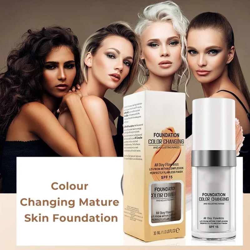 Long-Lasting Moisturizing Colour Changing Foundation – floweraup